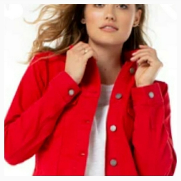 Private Label | Jackets & Coats | True Red Denim Jean Jacket | Poshmark